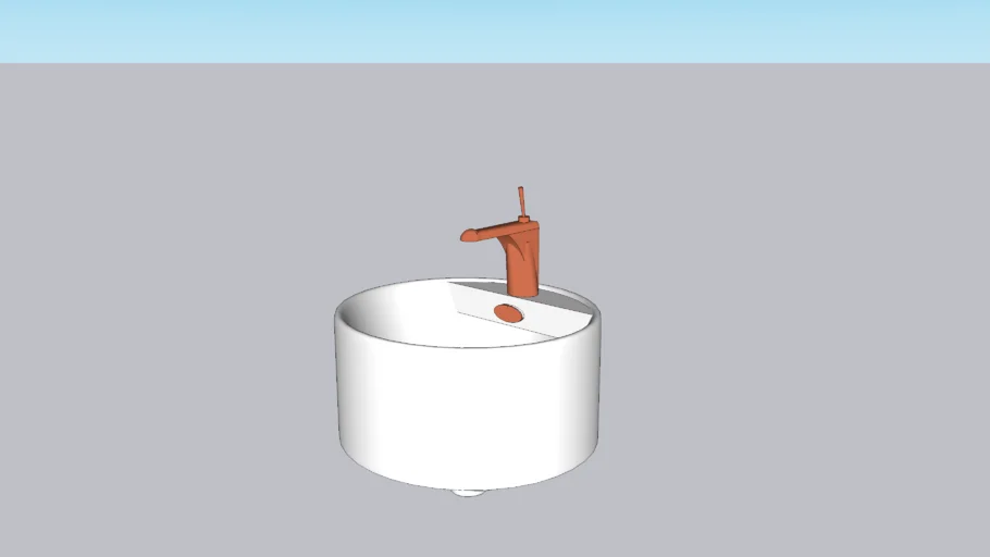 Round sink | 3D Warehouse