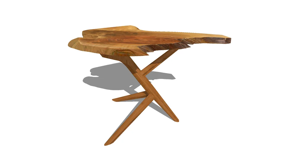 George Nakashima_Conoid end table | 3D Warehouse