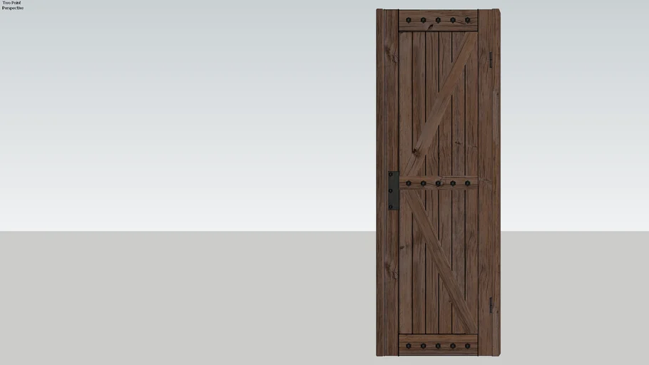 rustic door | 3D Warehouse