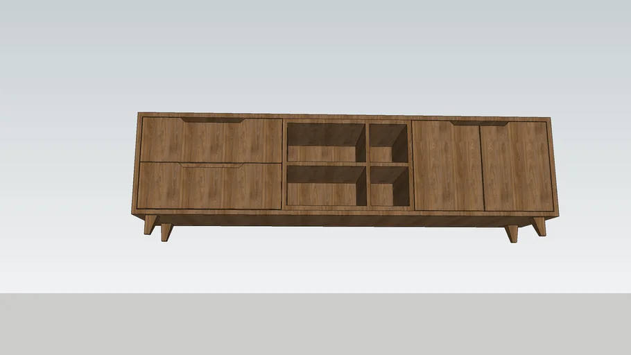 KỆ GỖ ỐC CHÓ | 3D Warehouse