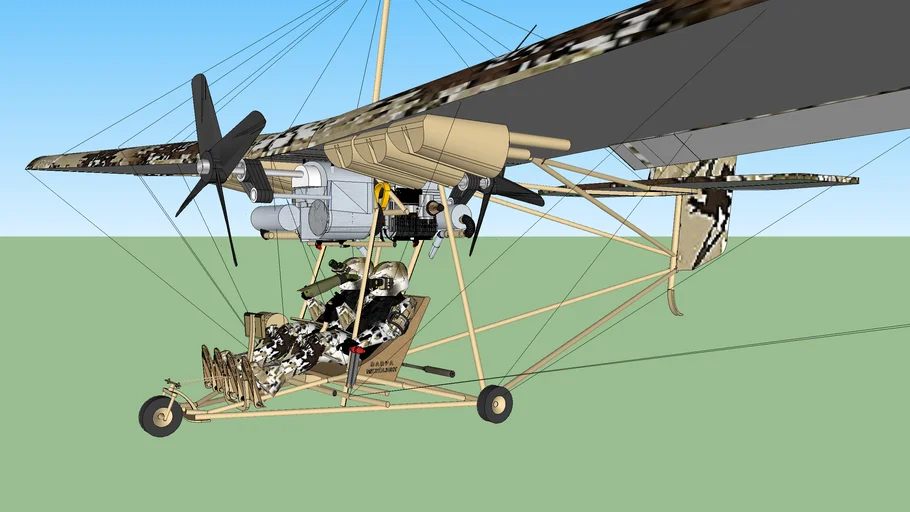 USMC-MARINES-DESERT-CAMO-FIELD-SURVEILANCE-TWIN-ENGINE-ULTRALIGHT ...