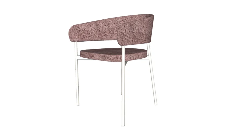 Eleonora: Dining Chair Lizzy - Pink Femme | 3D Warehouse