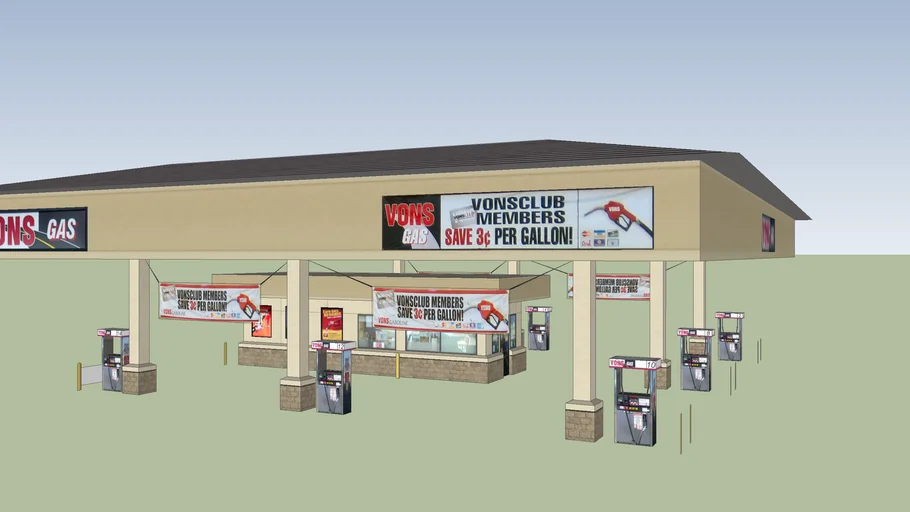 Vons Gas | 3D Warehouse