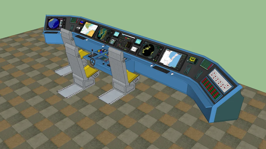 Integrated bridge navigation system | 3D Warehouse