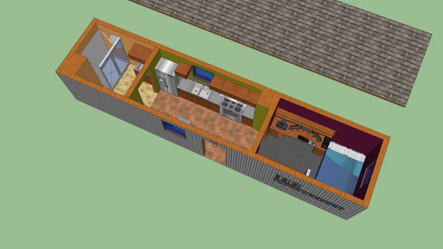 Shipping Container Home | 3D Warehouse