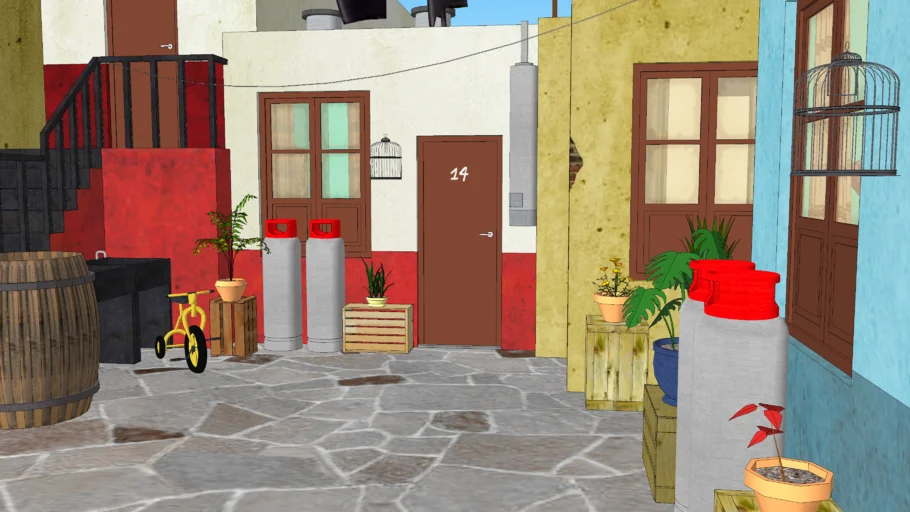 Vila Do Chaves / Vecindad Del Chavo | 3D Warehouse