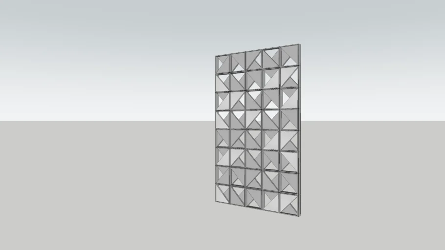 cobogo triangulos | 3D Warehouse