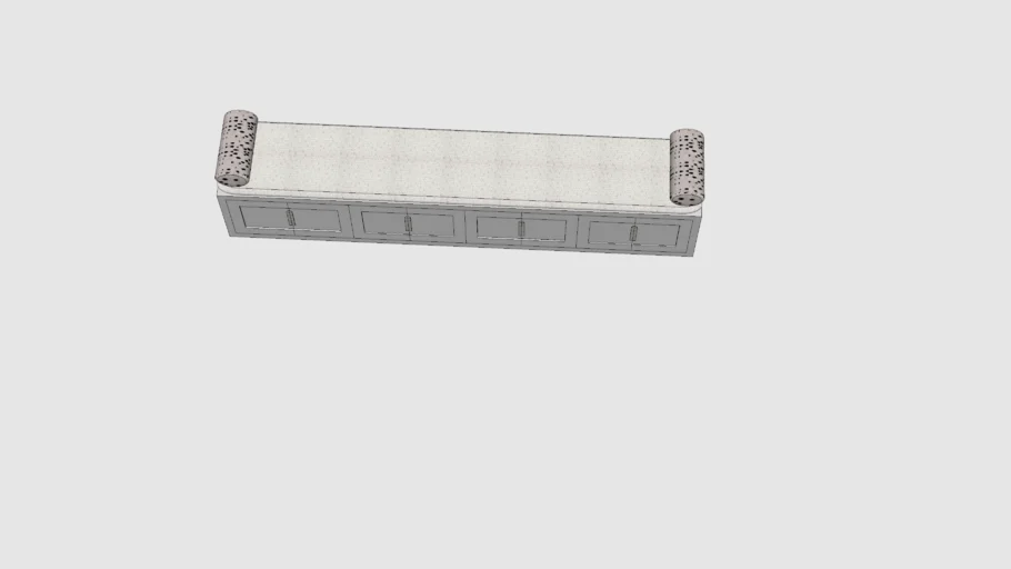 Window built in bench | 3D Warehouse