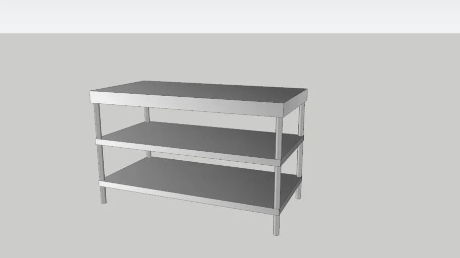 Stainless Table / 스텐테이블 | 3D Warehouse