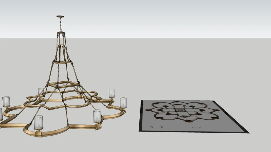 RH - CHANDELIER | 3D Warehouse