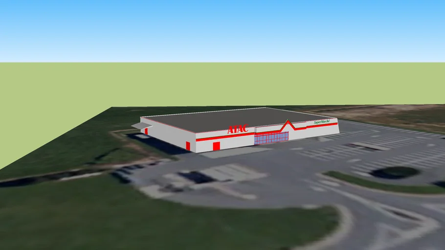 Super marché atac cercy la tour | 3D Warehouse