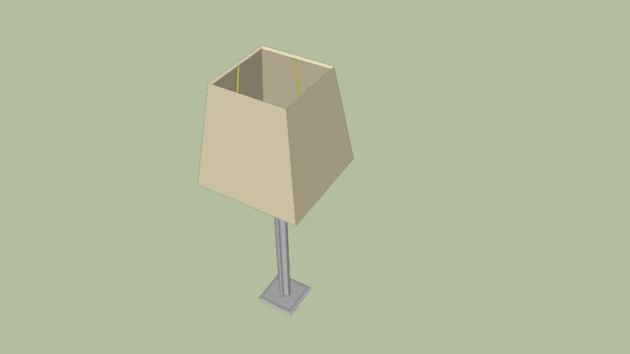Simple Table Lamp | 3D Warehouse