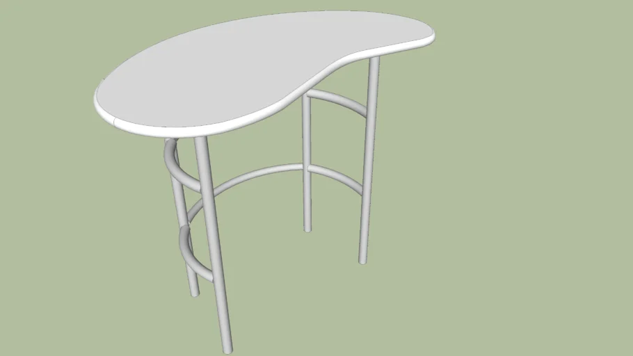 Kidney Bean Table | 3D Warehouse