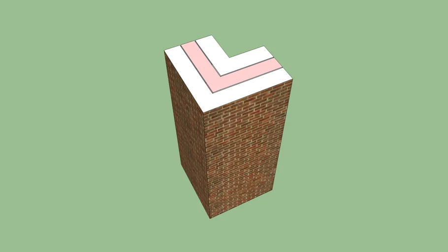 Outer wall corner section (cavity) | 3D Warehouse
