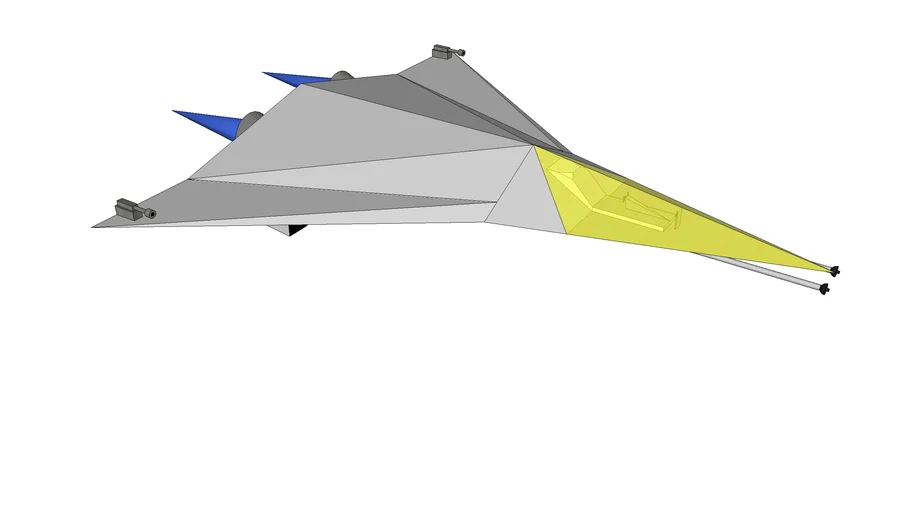'Silver Dart' Fraidusson Z-44 Starfighter (for Phat Cat's Contest) | 3D ...