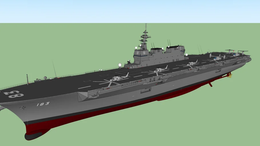 JMSDF JS Izumo DDH-183 いずも | 3D Warehouse