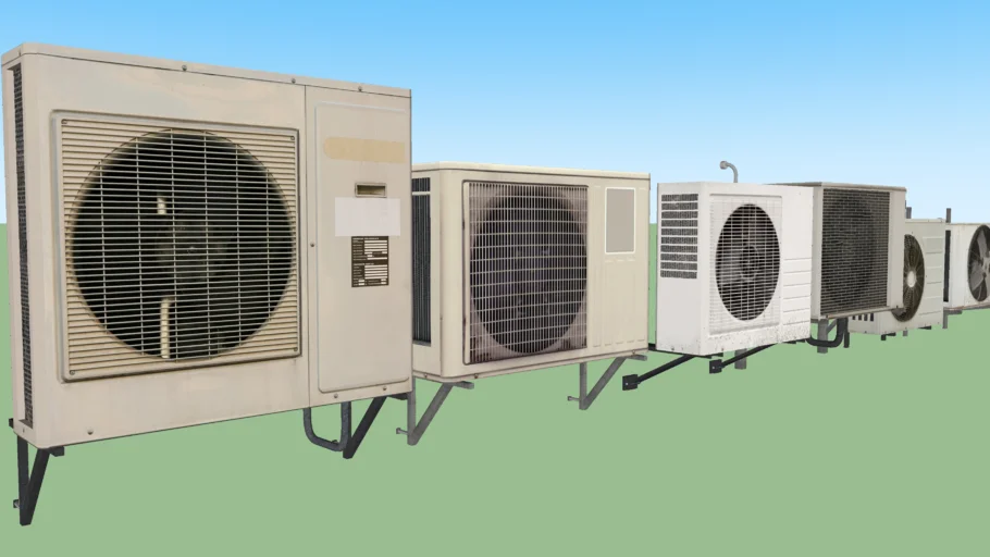 Wall air conditioning set 3 | 3D Warehouse