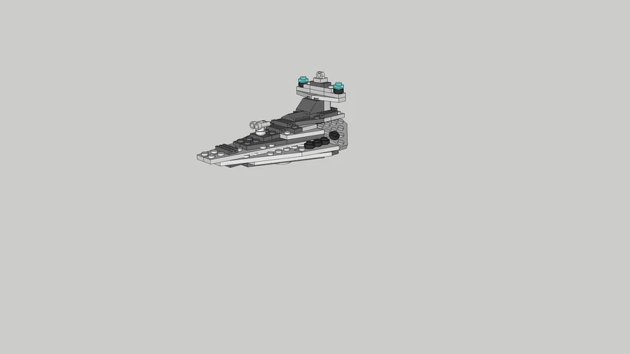 Star Wars Lego Mini Star Destroyer | 3D Warehouse