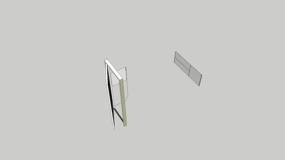 classic door open | 3D Warehouse