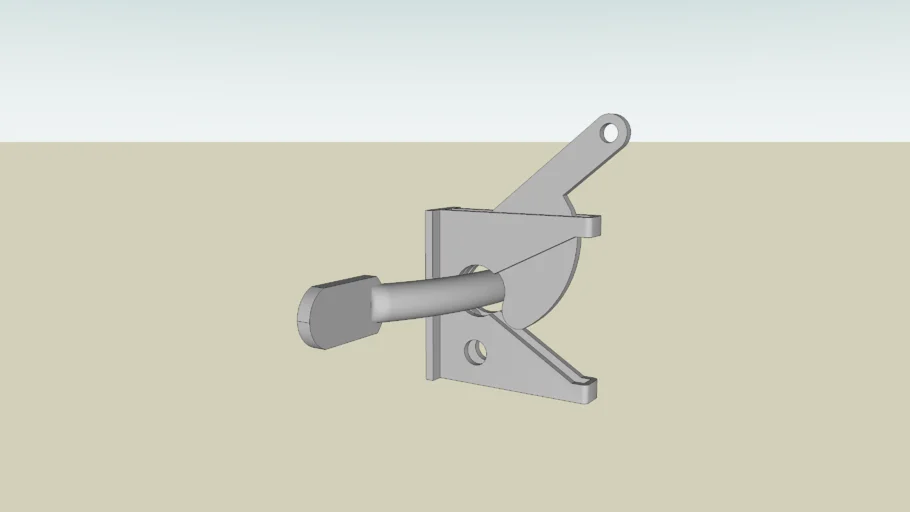 Gravity Gate Latch | 3D Warehouse