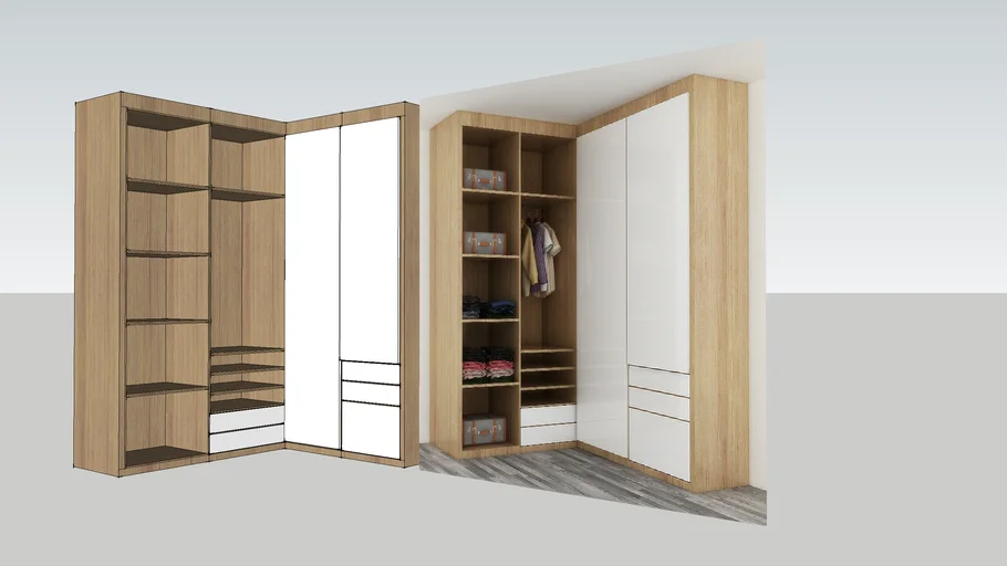Wardrobe 004 | 3D Warehouse