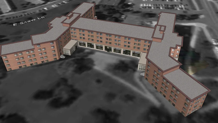 Ernest Burnham Hall and Smith Burnham Hall | 3D Warehouse