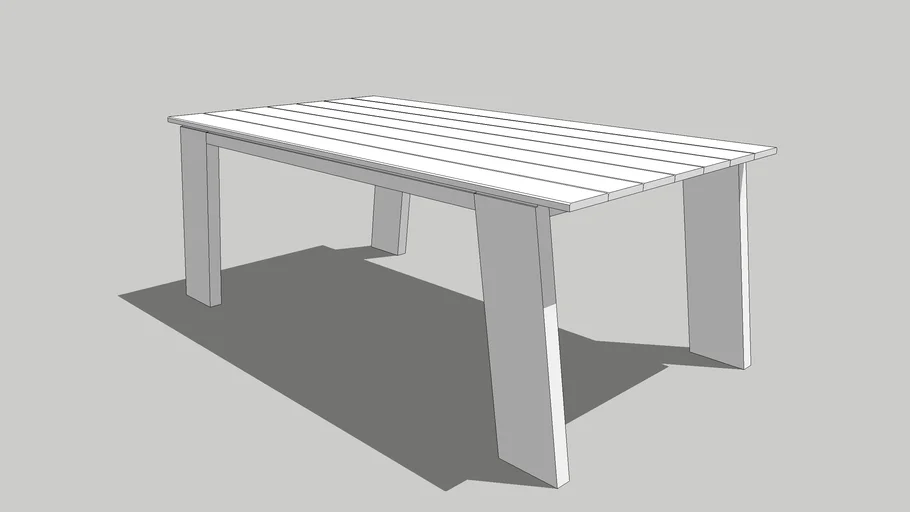 Outdoor Table | 3D Warehouse