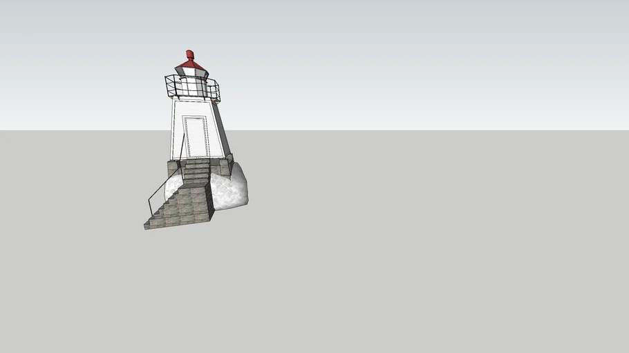 Laukvik Lighthouse (scale model) | 3D Warehouse
