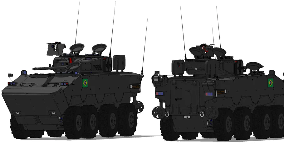 IVECO VBTP 8X8 SUPER GUARANI CAL. 105MM | 3D Warehouse