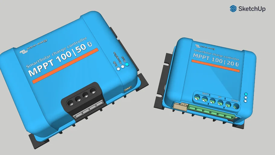 Victron MPPT 100 50 and 100 20 Charge Controllers | 3D Warehouse