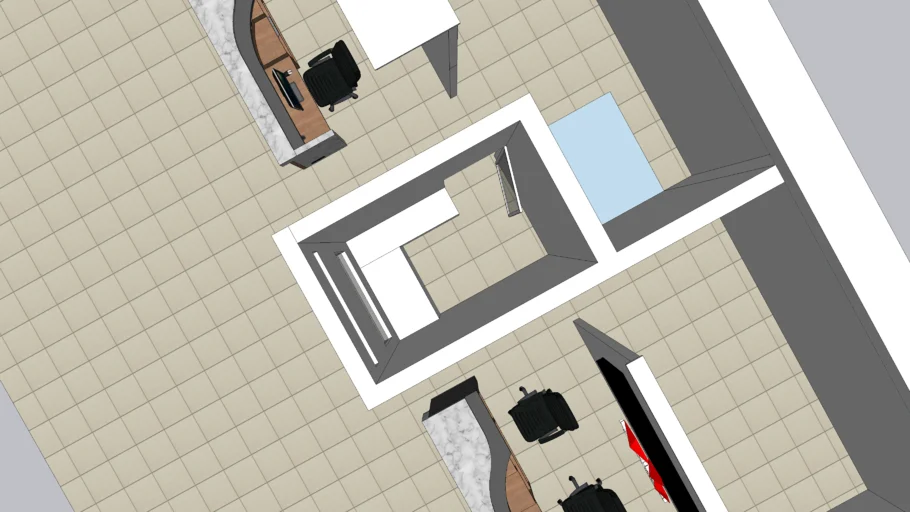 MEJA KASIR | 3D Warehouse