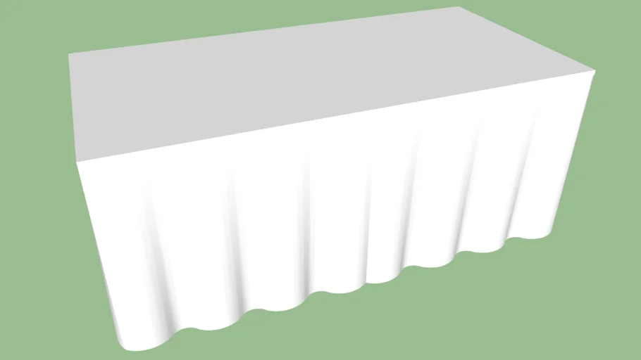 wedding table - 6 ft | 3D Warehouse