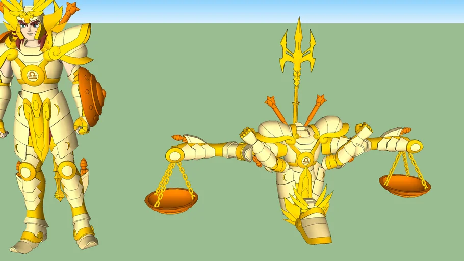 Libra - Saint Seiya | 3D Warehouse
