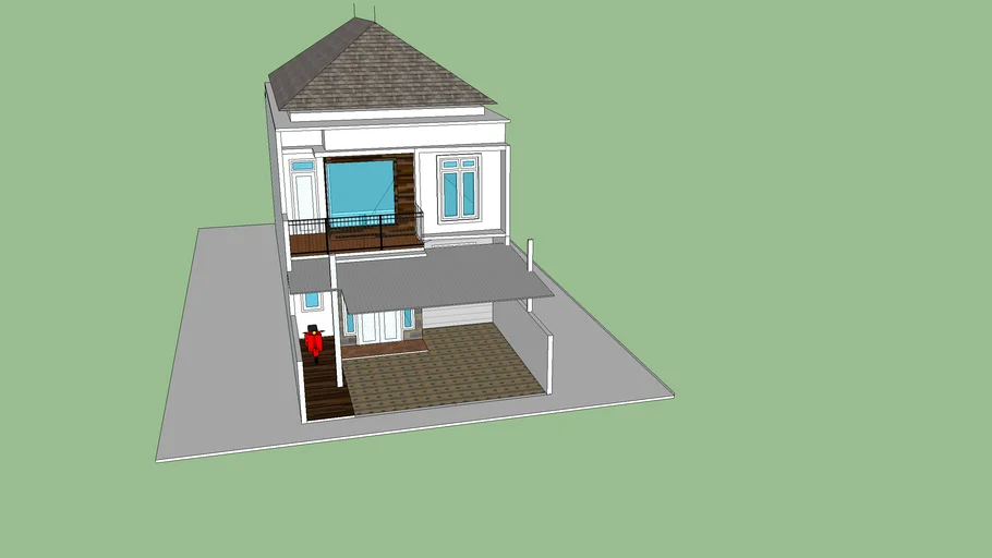 Desain facade final | 3D Warehouse