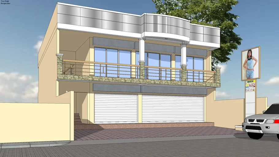 2 Storey Commercial | 3D Warehouse