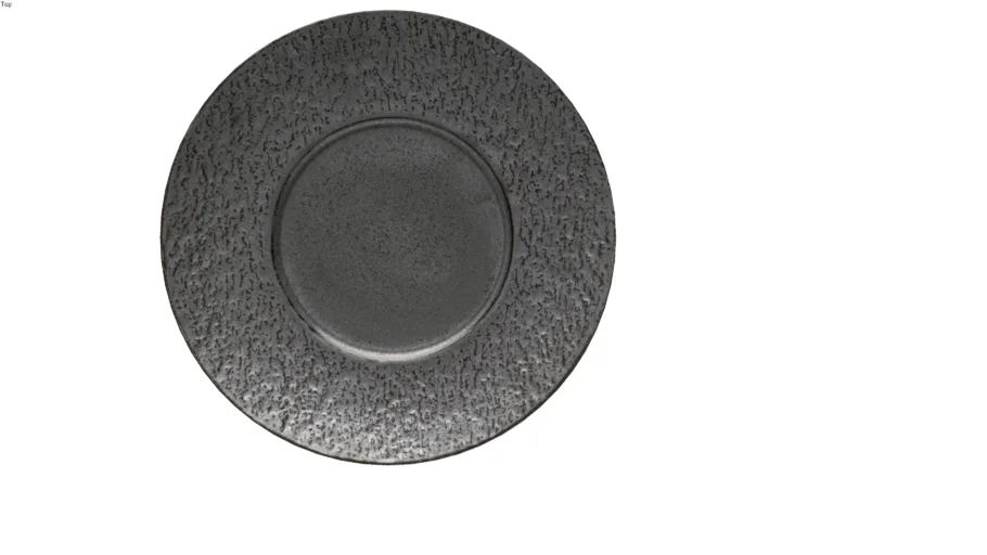 56145 Plate Cosmos Black 27cm | 3D Warehouse