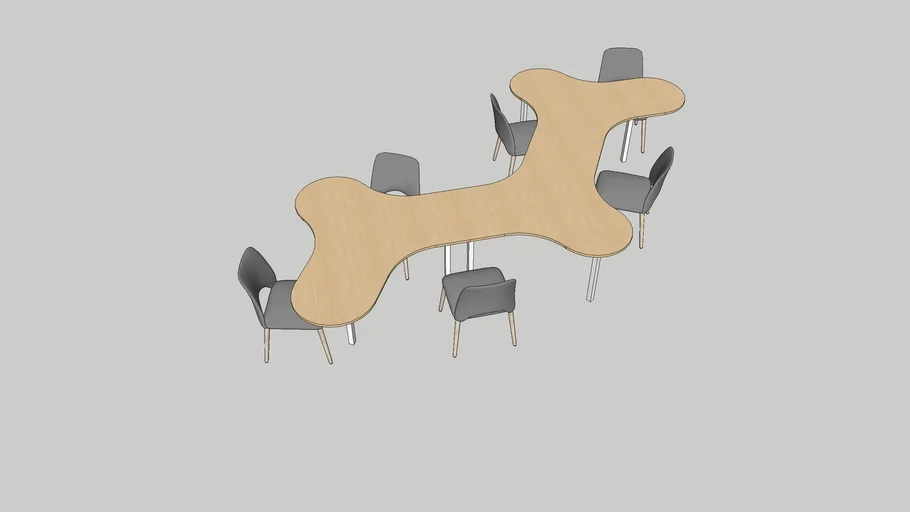Organic table | 3D Warehouse