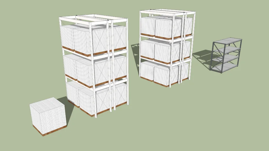 Warehouse Racking | 3D Warehouse