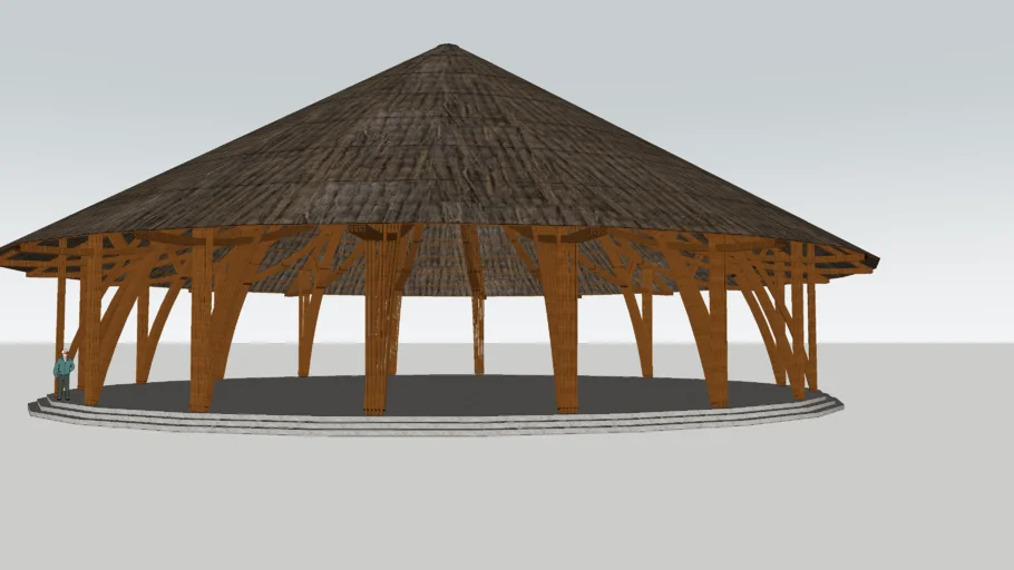 Bamboo House | 3D Warehouse