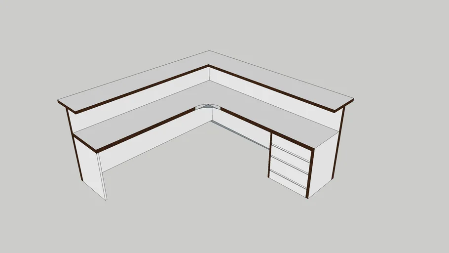 Reception Table | 3D Warehouse
