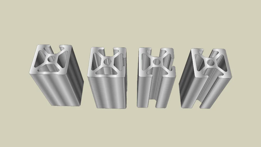 8020 number 1001 1002 1003 1004 rail | 3D Warehouse