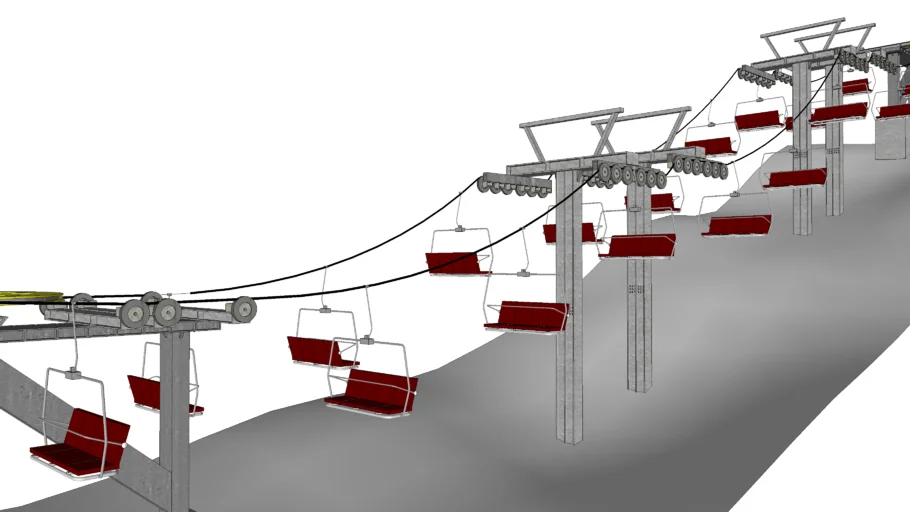 Ski Chair Lift | 3D Warehouse