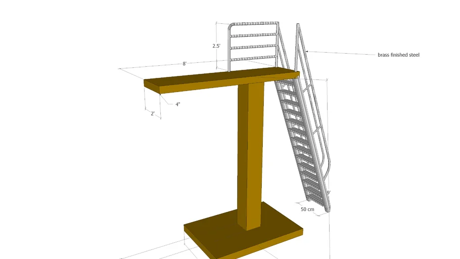 diving board | 3D Warehouse