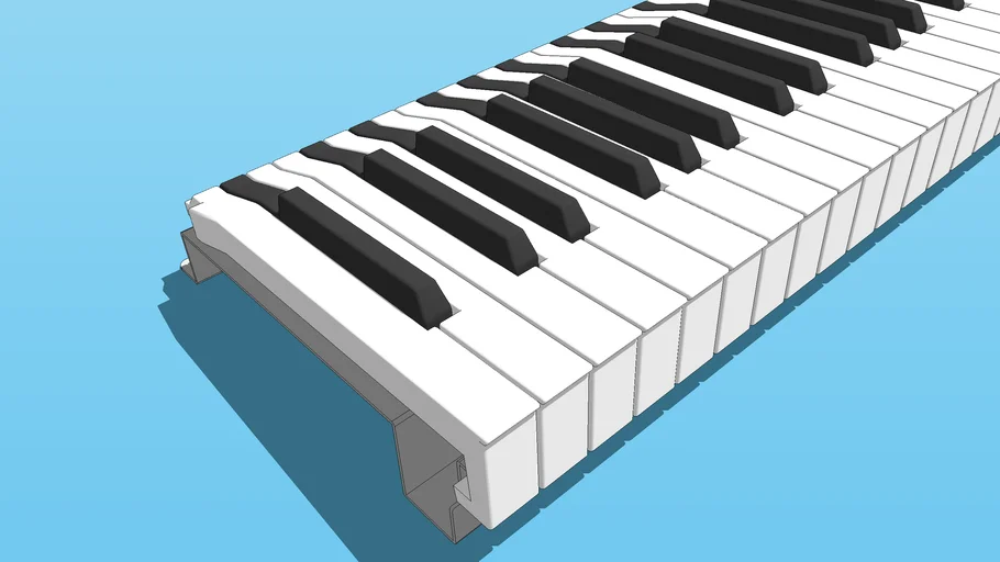 Fatar TP/40 Keybed - 88 Note, 88 Key Digital Piano Keyboard | 3D Warehouse