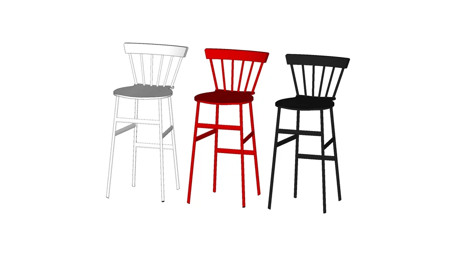 NORRARYD bar stool | 3D Warehouse