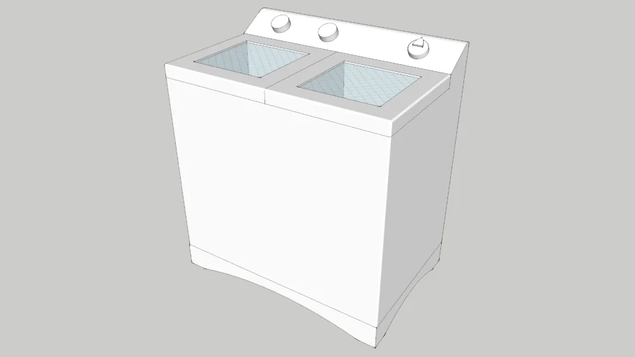 wasing machine with dryer | 3D Warehouse