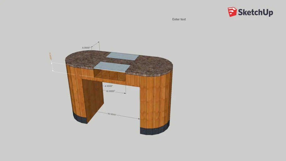volunteer state bank check desk | 3D Warehouse