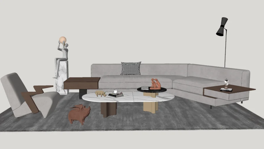 sofa set | 3D Warehouse