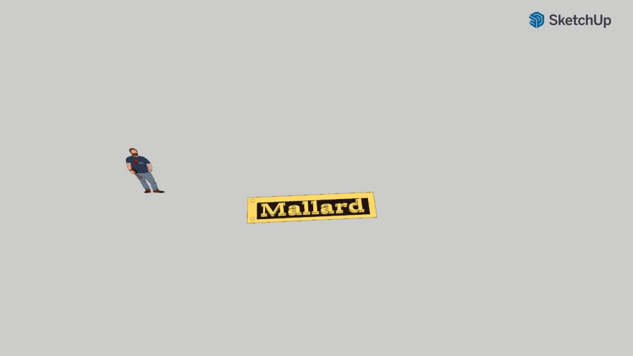 Mallard nameplate | 3D Warehouse