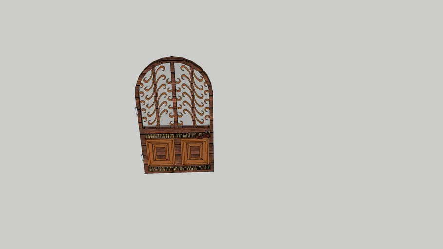 Spanish Wave Door | 3D Warehouse